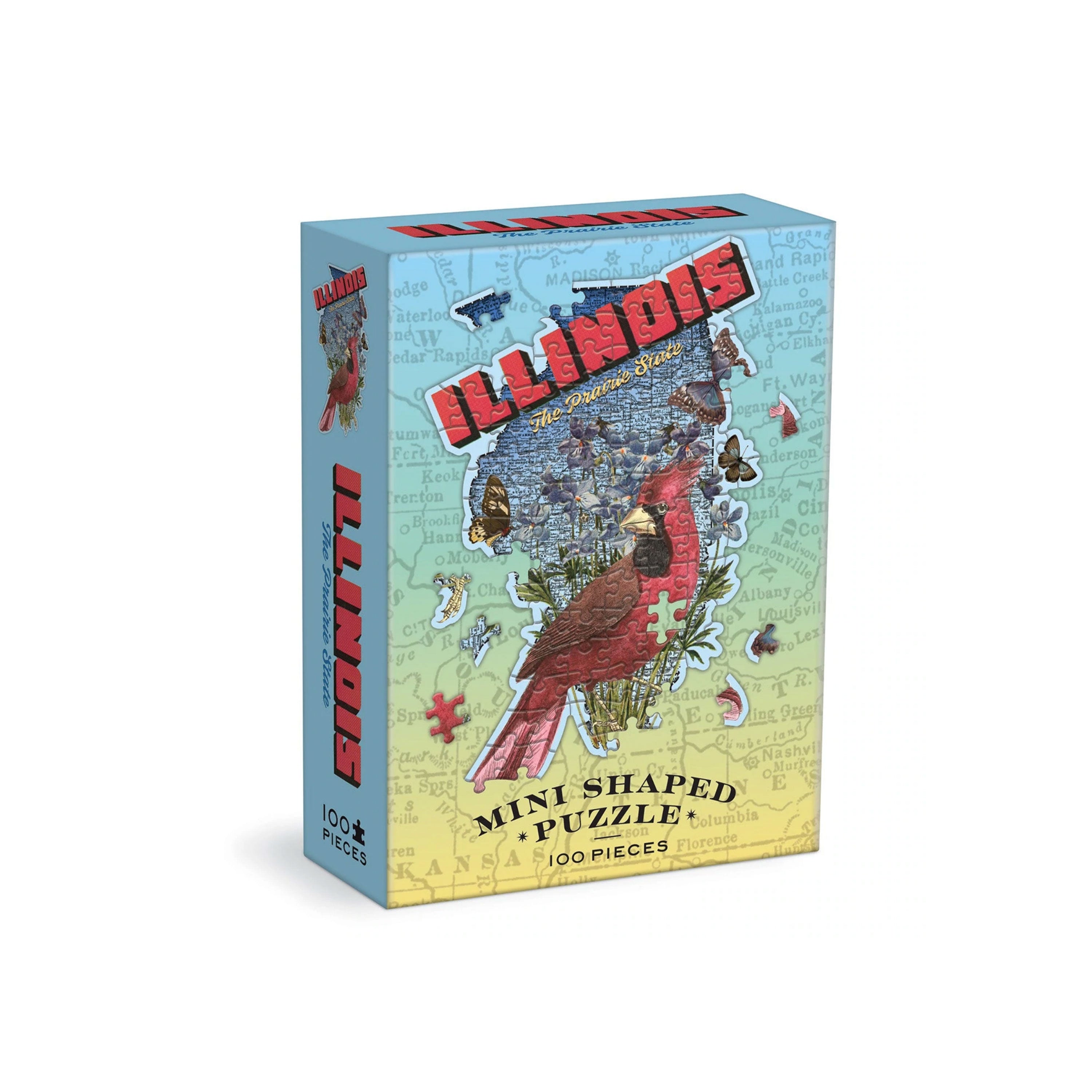 Wendy Gold Illinois Mini Shaped Map Puzzle State Mini Shaped Puzzle ...