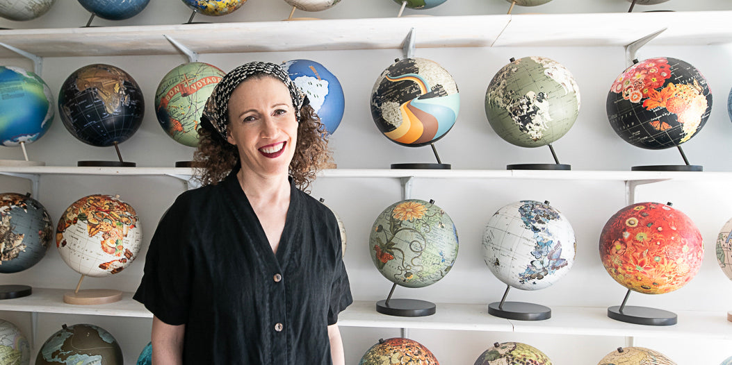 Handmade Globes from Scratch | The Only Woman Globe Maker – Wendy Gold