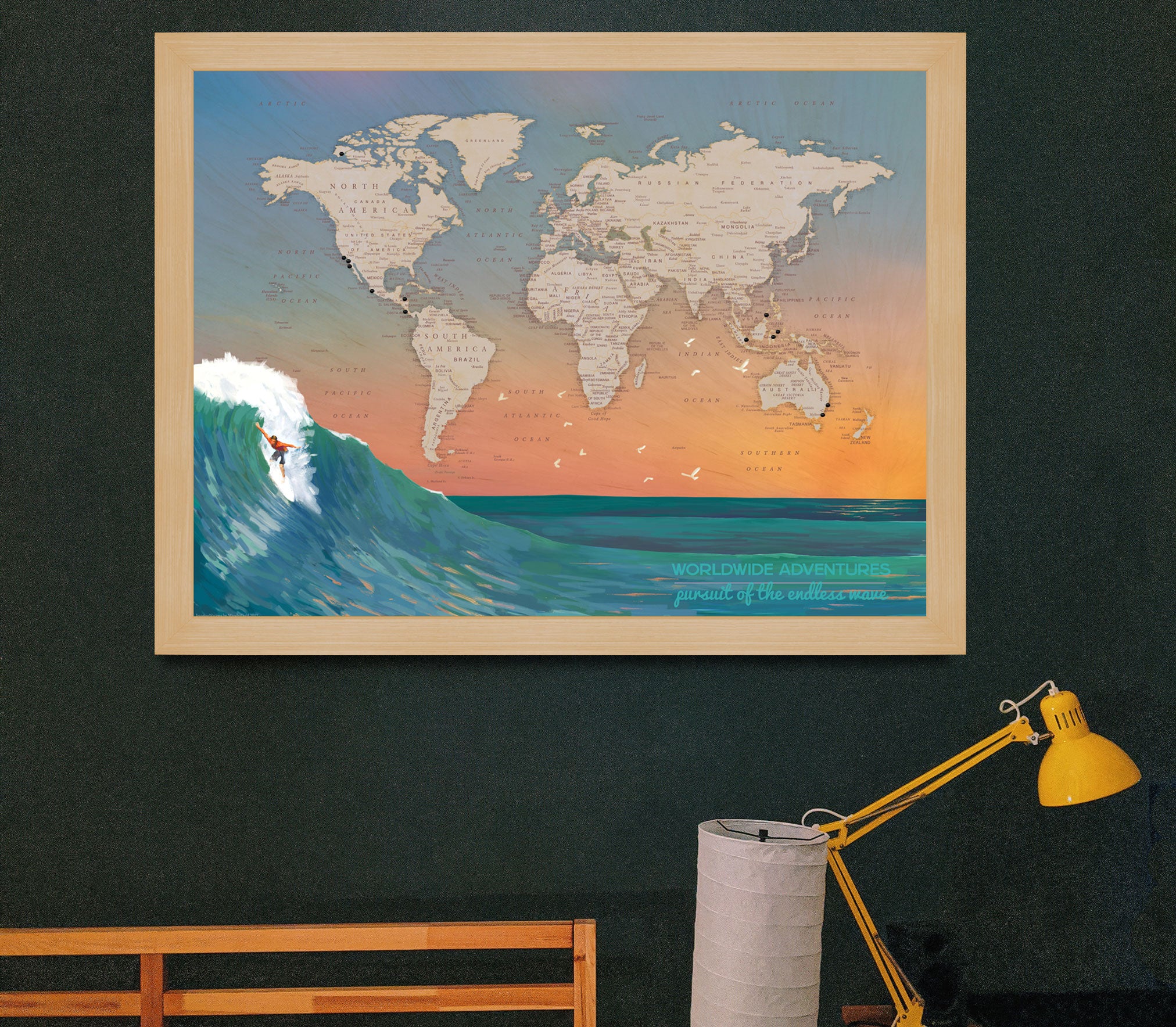 Mapping the Top 6 Surf Spots Around the Globe | Wendy Gold Studios