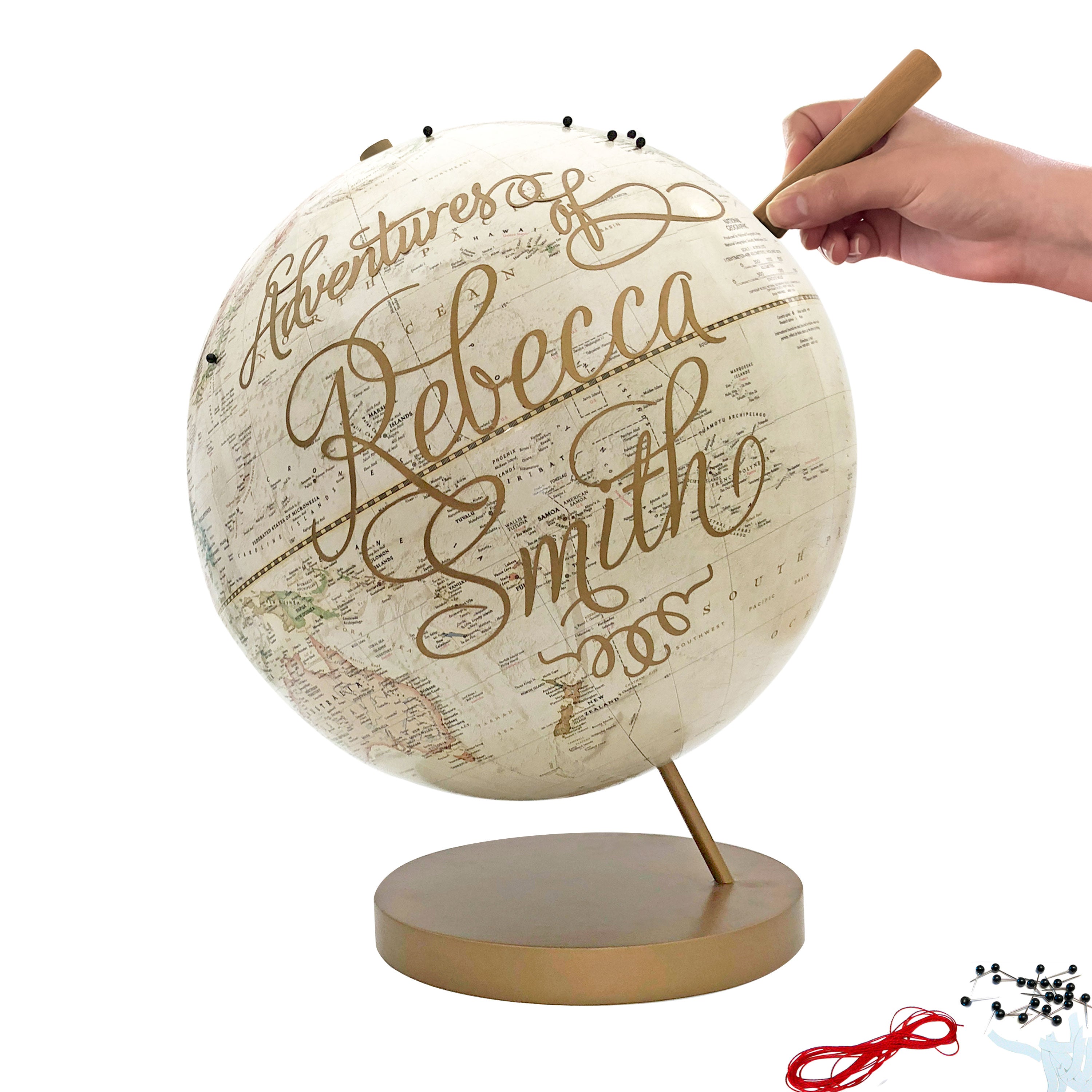 Push Pin Globe and Travel Globes with Pins | Wendy Gold